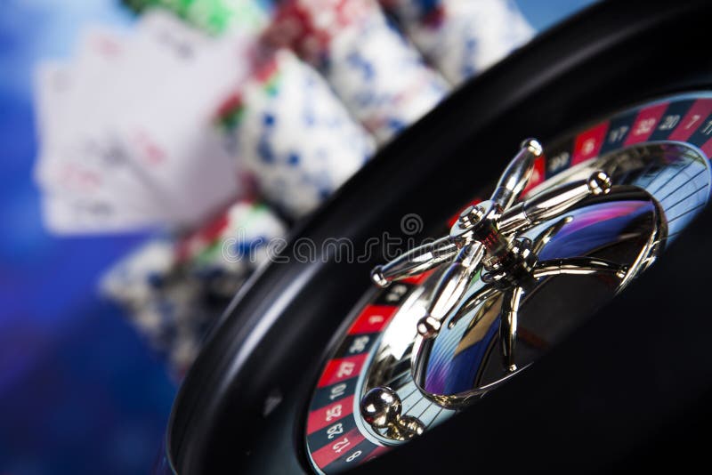 Casino - Roulette & Chips Stock Photo - Image of indoors, table: 4696644