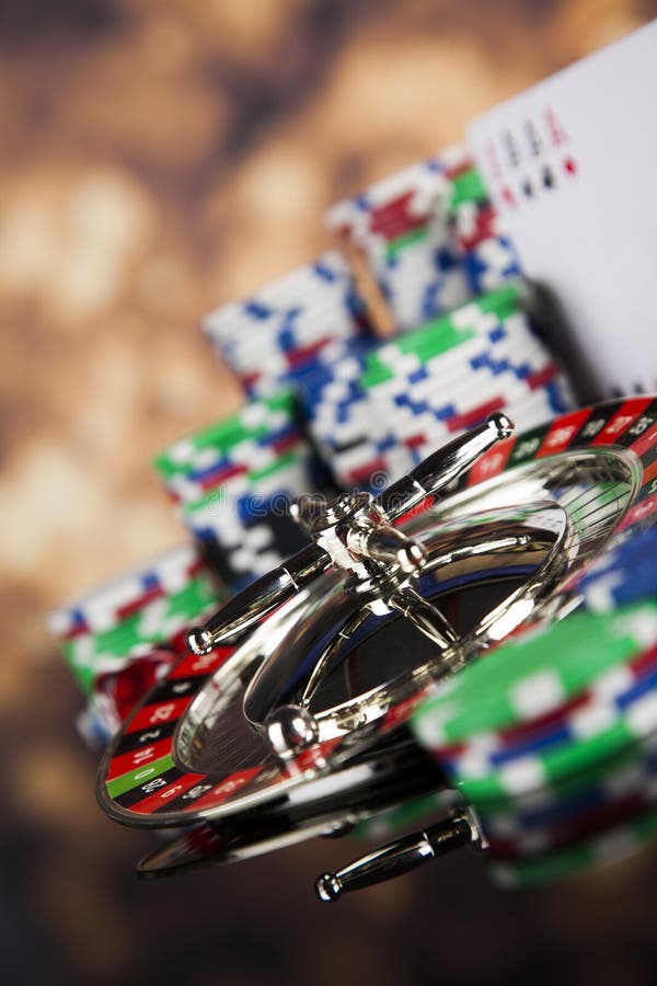 Casino - Roulette & Chips Stock Image - Image of round, shot: 4696689