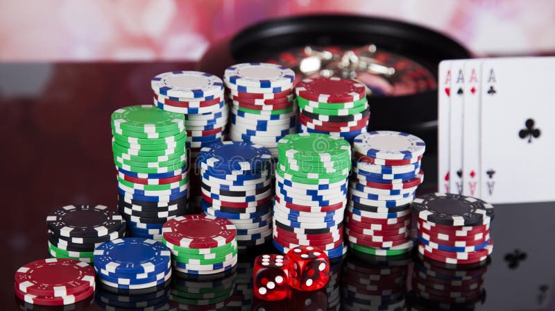 Casino - Roulette & Chips Stock Photo - Image of indoors, table: 4696644