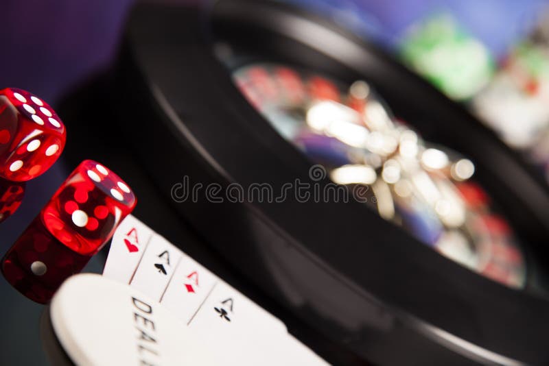Casino - Roulette & Chips Stock Photo - Image of casino, gamble: 4696648