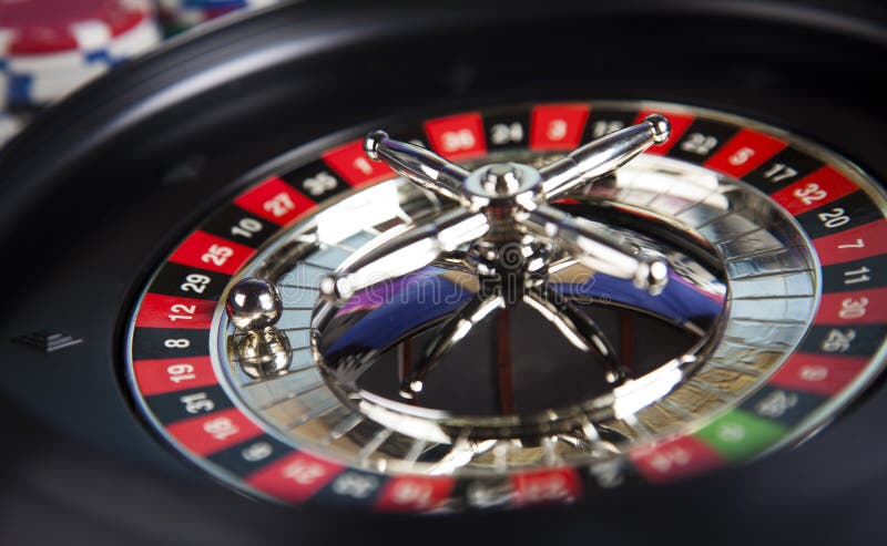 Casino - Roulette & Chips Stock Photo - Image of indoors, table: 4696644