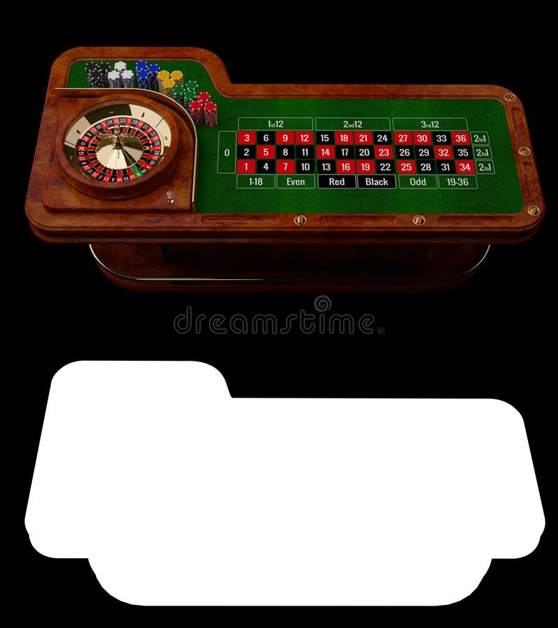 Casino Roulette Table stock illustration. Illustration of recreation ...