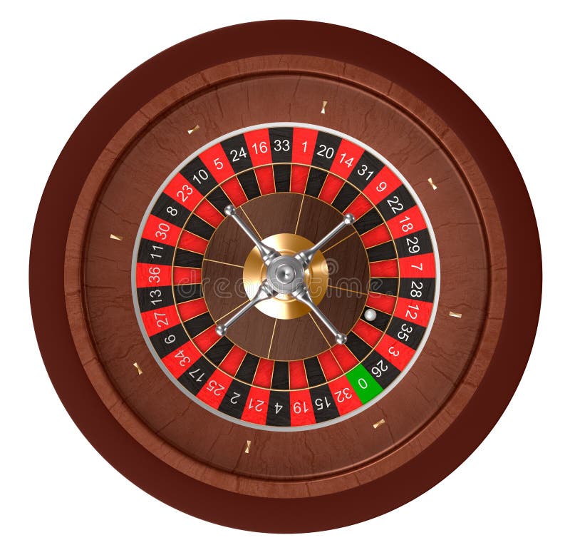 Casino roulette. Top view stock illustration. Illustration of black ...