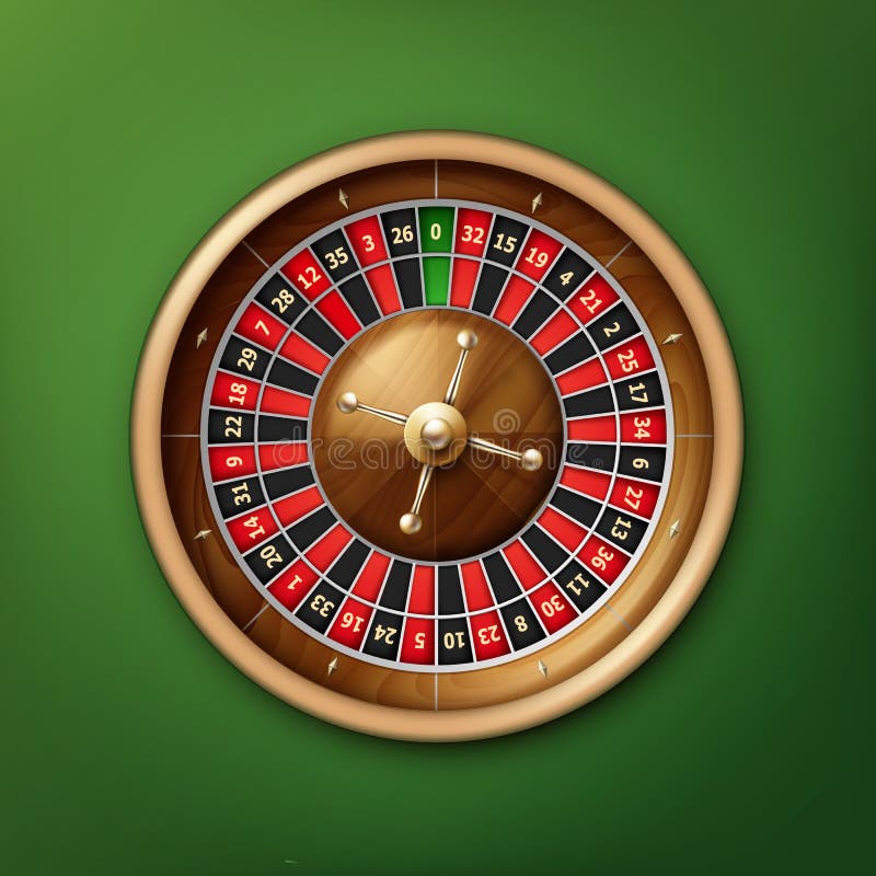 Casino roulette wheel stock vector. Illustration of circle - 92539808