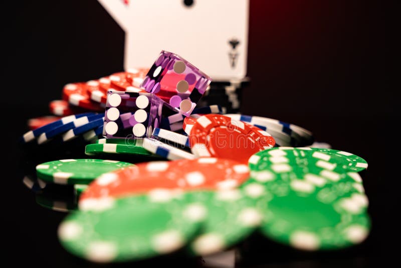 Dice and Chips stock photo. Image of gamble, casino, game - 207002