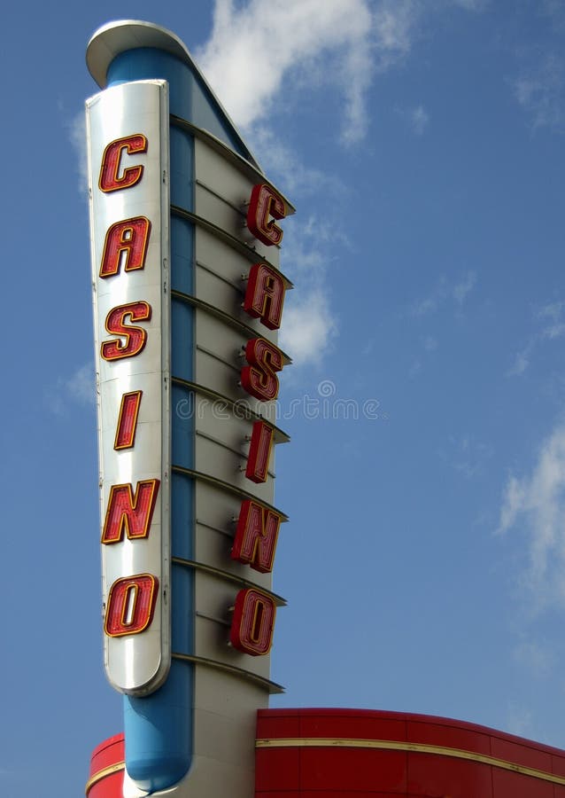 Casino Sign stock photo. Image of gambling, building, letters - 196668