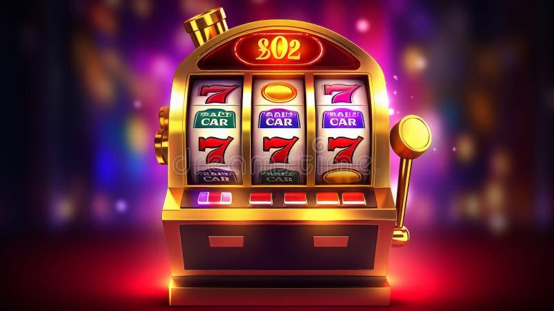 Slot Machines in Las Vegas. Neural Network AI Generated Stock ...