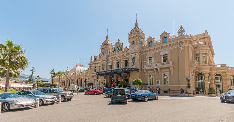 Casino Square in Front of Casino De Monte-Carlo.. Editorial Photo ...