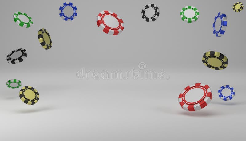 Casino Token Luxury Gamble Concept 3D Render Illustration Stock ...
