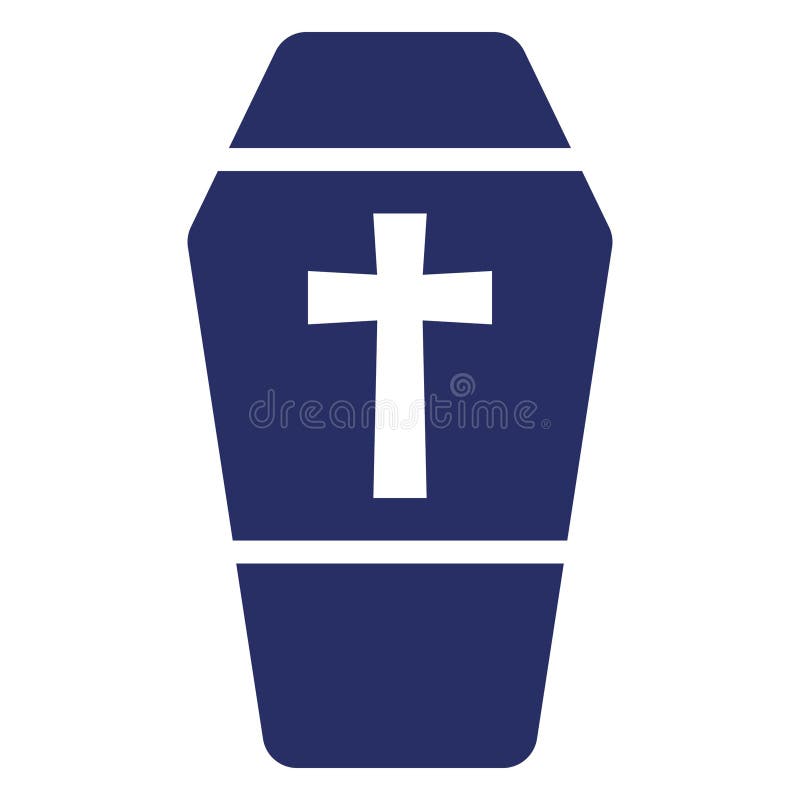 Casket icon set stock vector. Illustration of halloween - 111025619