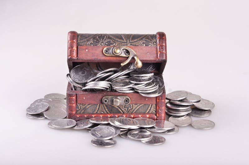 Casket with money stock photo. Image of hryvnia, treasure - 42058494