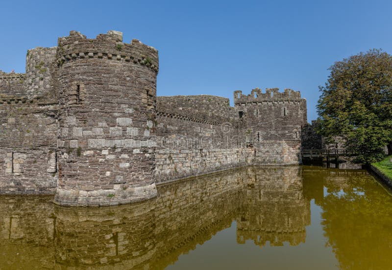 Caslte moat stock image. Image of brown, stronghold, stone - 33428829