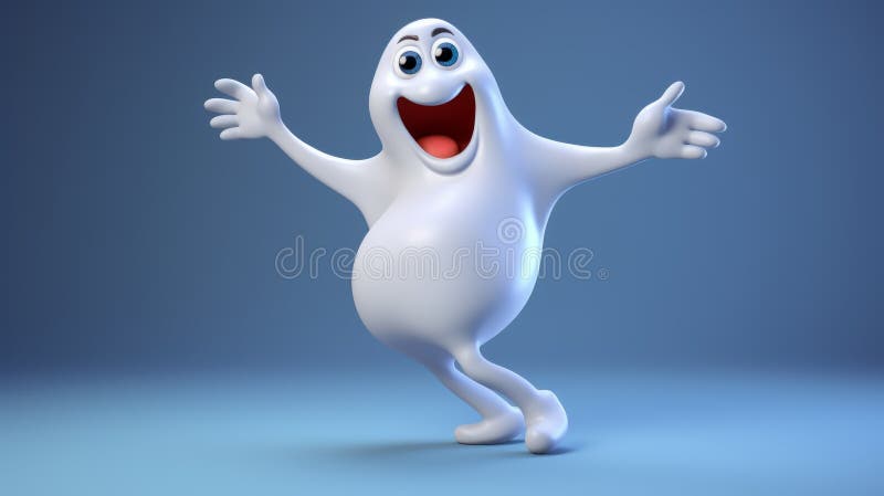 Casper the Friendly Ghost: a Comical 3d Character with Smooth Curves ...