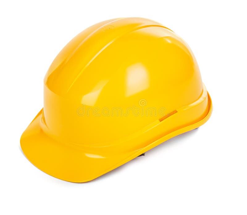 Casque antichoc jaune image stock. Image du technicien - 29067295