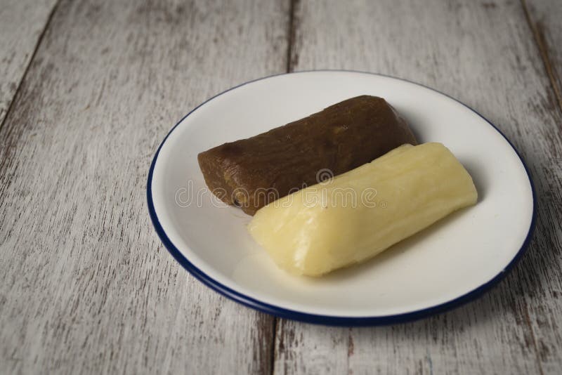 Cassava Cake, Known As Katimus in West Java, Indonesia Stock Photo ...
