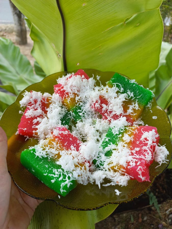 Cassava Food with Grated Coconut Stock Photo - Image of cassava, food ...