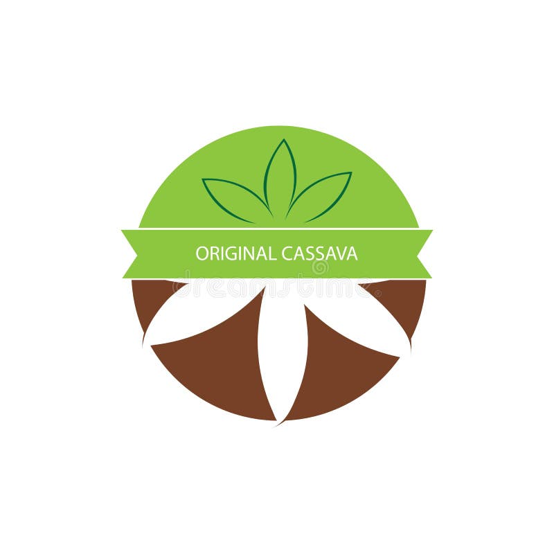 Cassava icon logo vector stock vector. Illustration of tapioca - 232133224