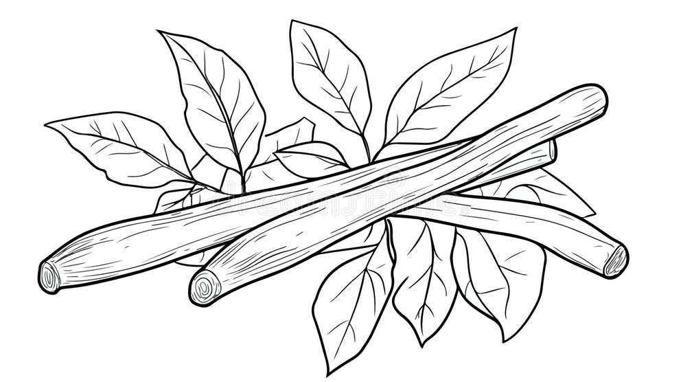 Cassava Icon Outline Vector Isolated Illustration Stock Vector ...
