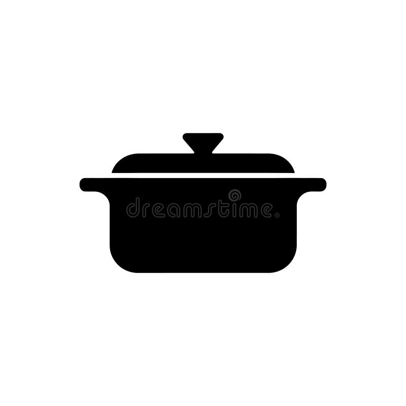 Casserole dish icon stock vector. Illustration of preparation - 306213399