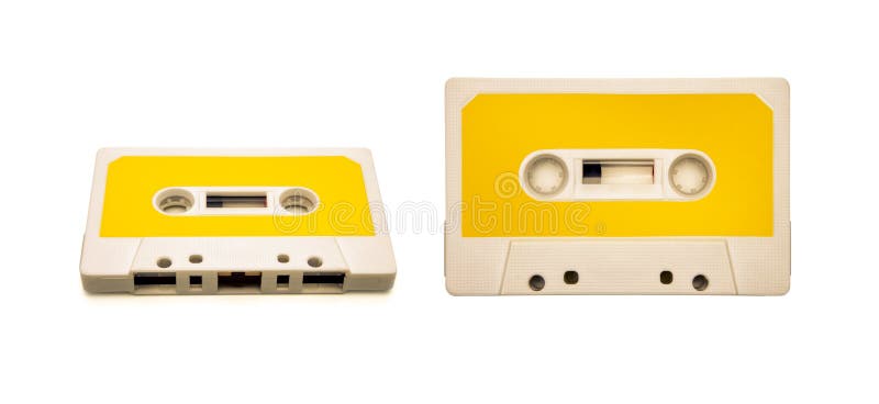 Musica Della Cassetta Audio Isolata Fotografia Stock - Immagine di ...