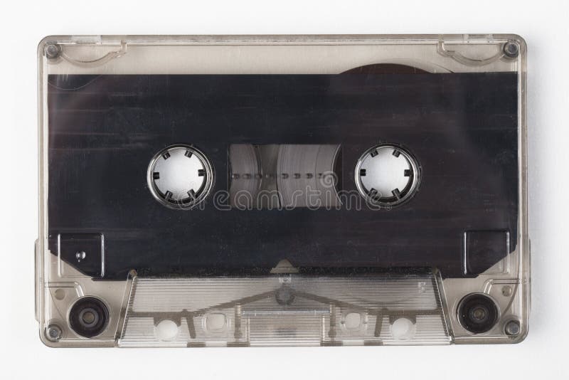 A Cassette with an Audio Recording.Old Audio Cassettes Stock Image ...