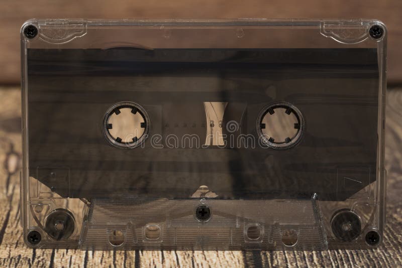 A Cassette with an Audio Recording.Old Audio Cassettes Stock Image ...