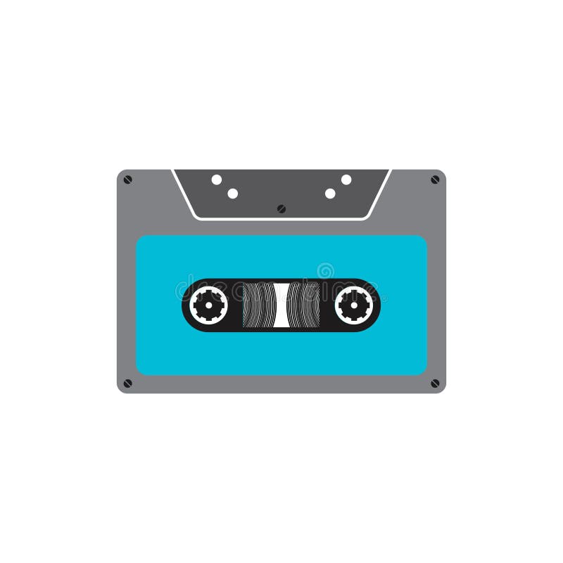 Cassette logo stock vector. Illustration of disco, tape - 321409823