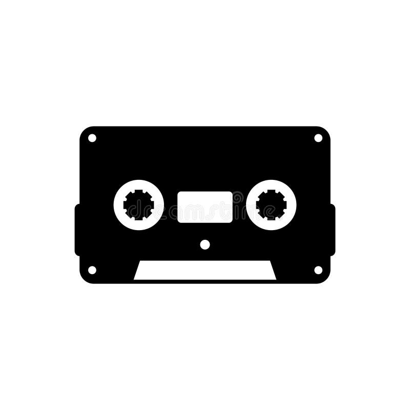 Cassette logo stock vector. Illustration of sign, cassette - 321409829