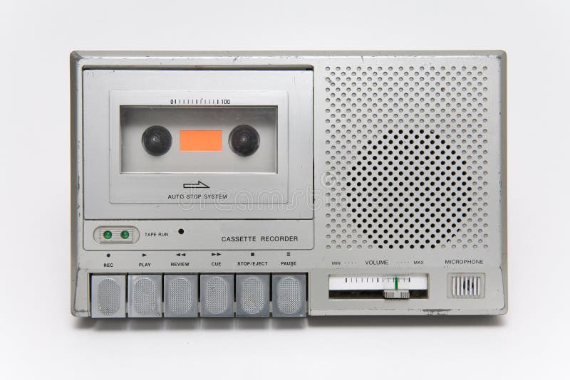 Cassette Recorder stock image. Image of small, speak, speaker - 1037385