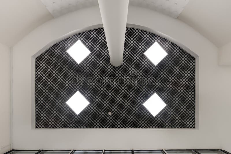 Cassette Stretched or Suspended Ceiling with Square Halogen Spots Lamps ...