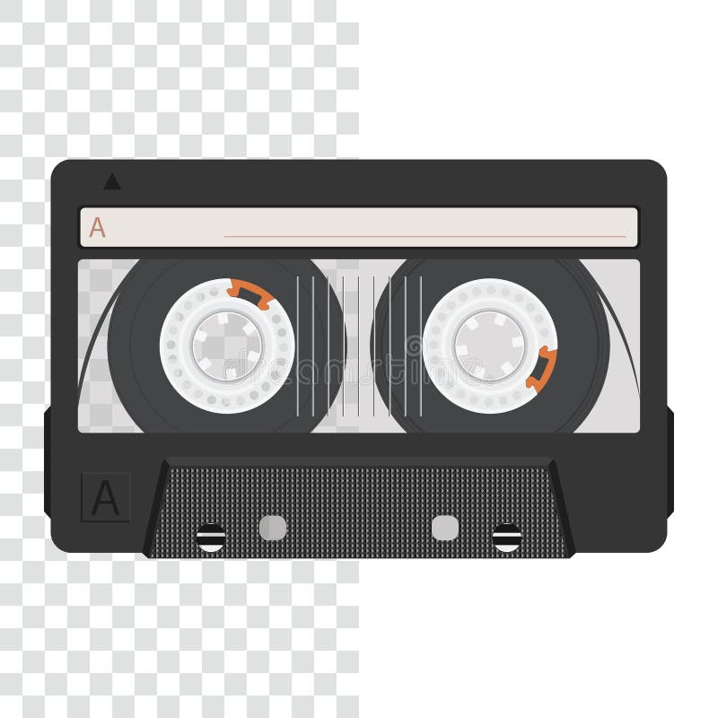 Cassette Tape. Realistic Retro Audio Cassette Tape. Transparent ...