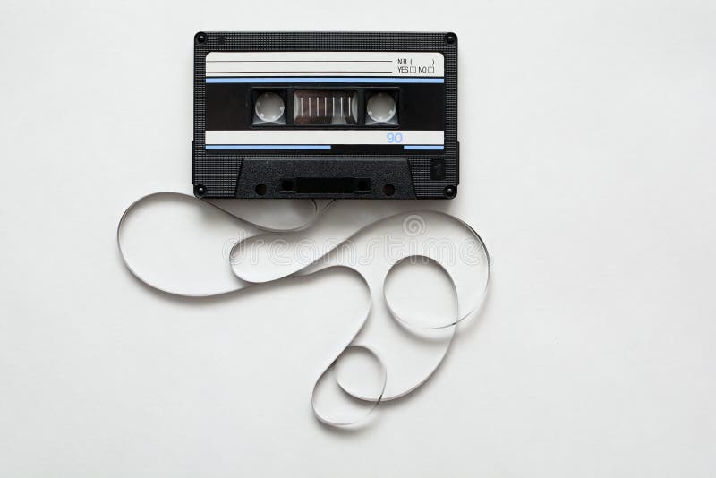 Cassette Tape, Retro Audio Cassette Stock Image - Image of sound, audio ...