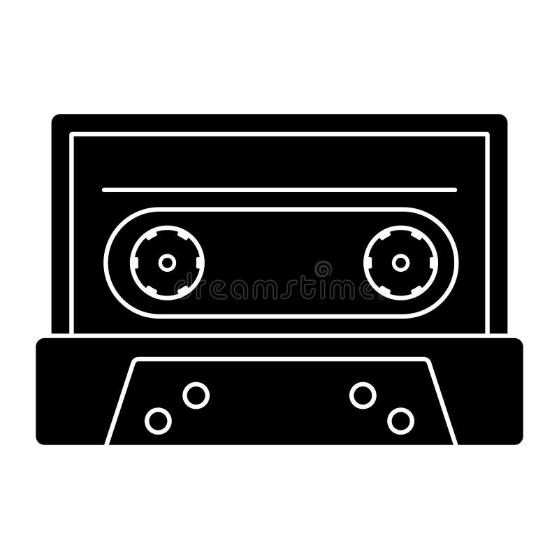 Cassette Tape Vector stock vector. Illustration of tape - 198359068