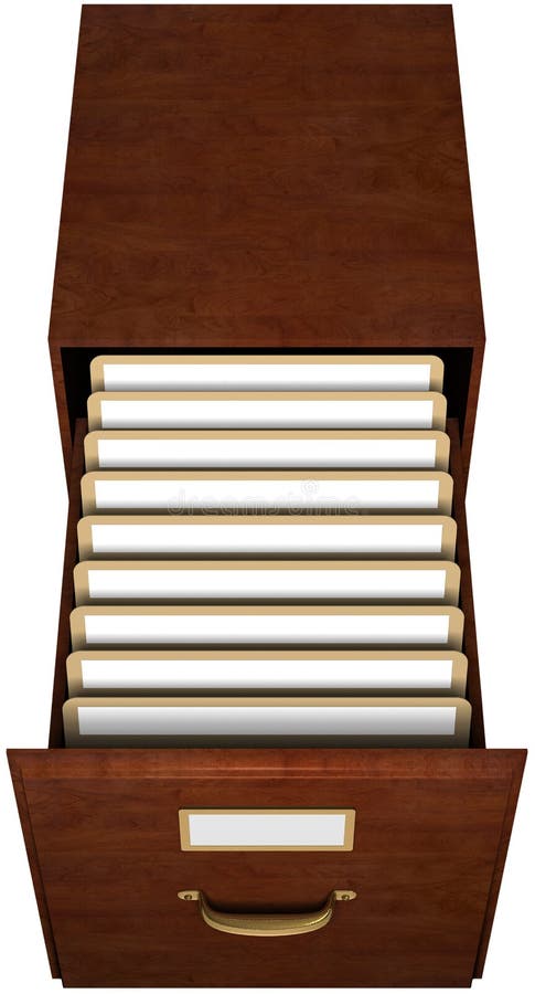Cassetto di archivio illustrazione di stock. Illustrazione di ufficio ...