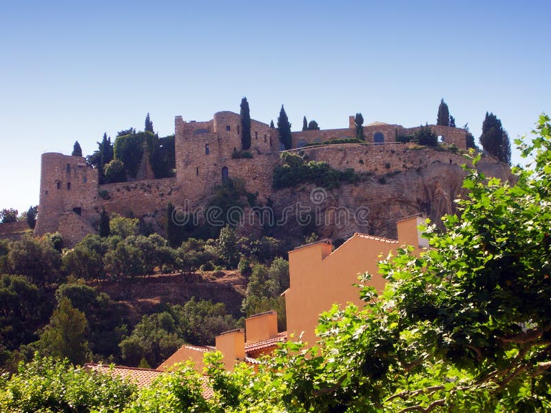 Cassis castle - France stock photo. Image of hills, marienbridge - 5758852