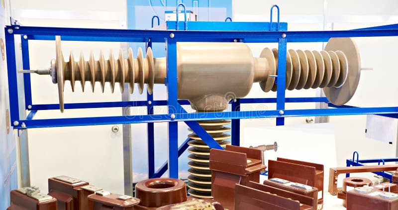 Cast Current Transformer on Display Stock Photo - Image of instrument ...