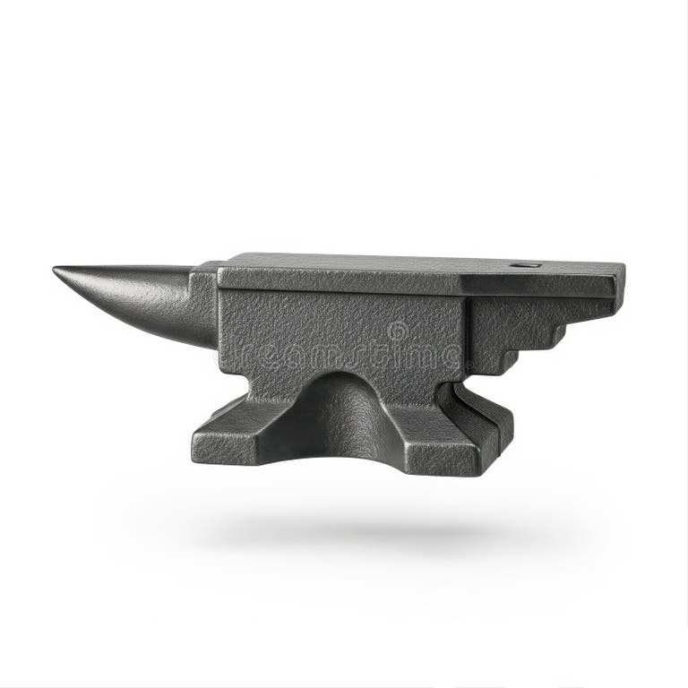 A cast iron anvil model stock photo. Illustration of model - 396624444