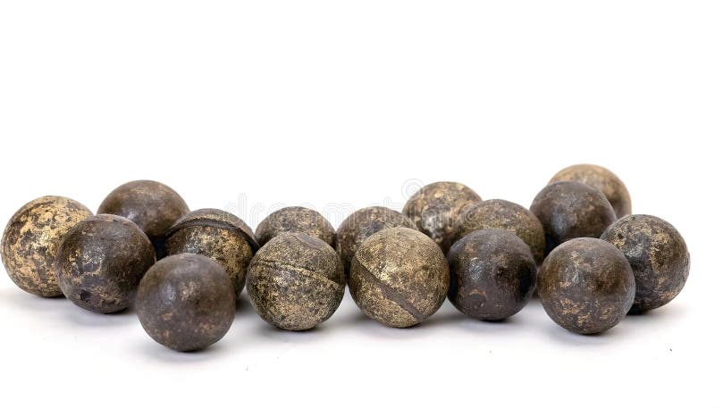 Cast Iron Cannonball is a Solid Round Shot or Ball Spherical Projectile ...