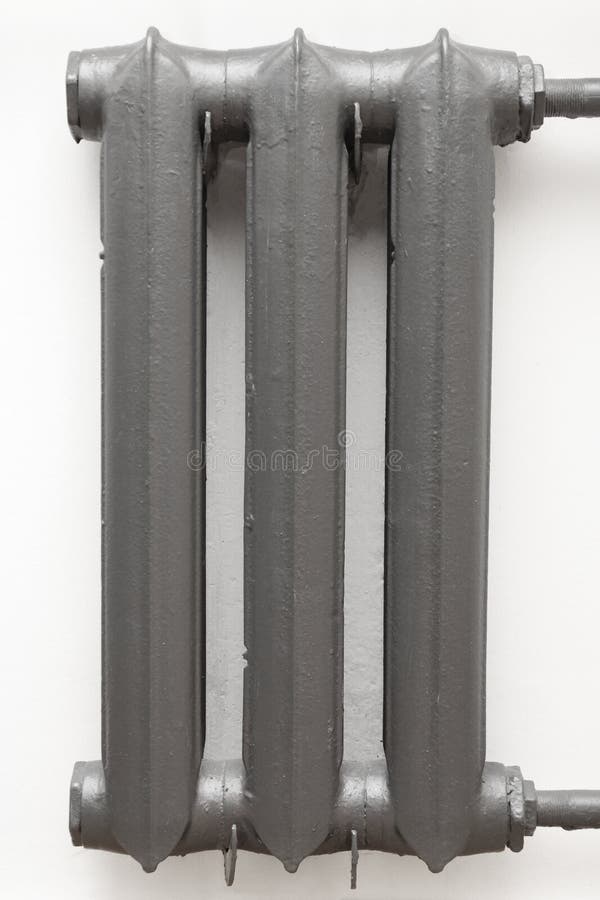 Cast iron radiator stock image. Image of iron, consume - 28889491