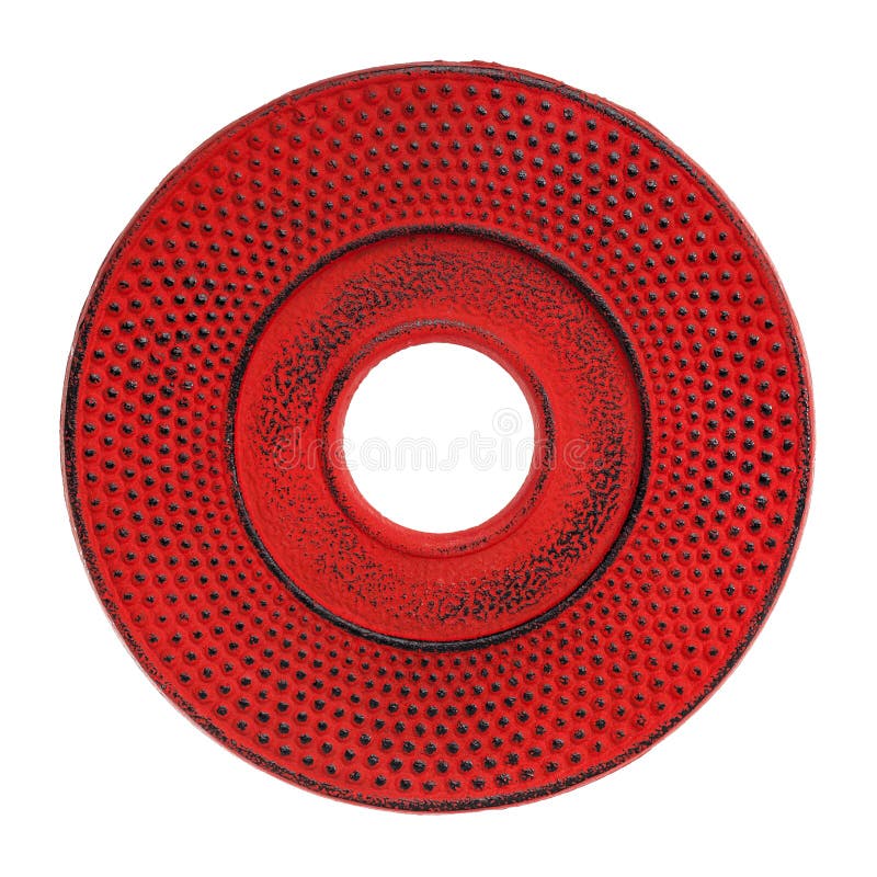 Cast iron red trivet stock photo. Image of teapot, round - 28671570