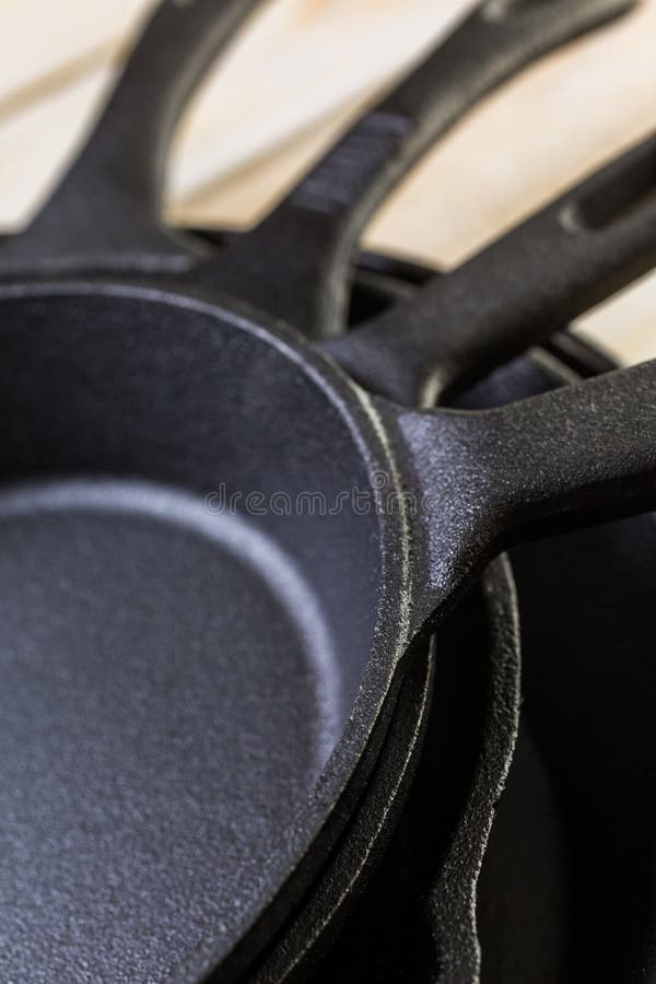 Cast iron skillet stock image. Image of iron, assorted - 88380733