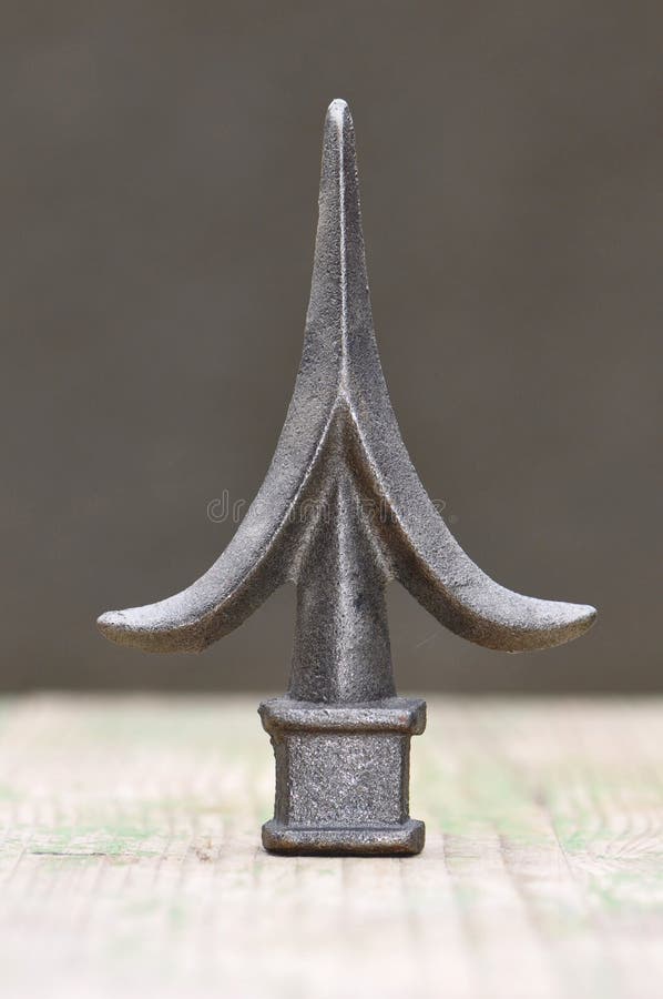 Cast Iron spike stock photo. Image of fragment, hall - 112776324