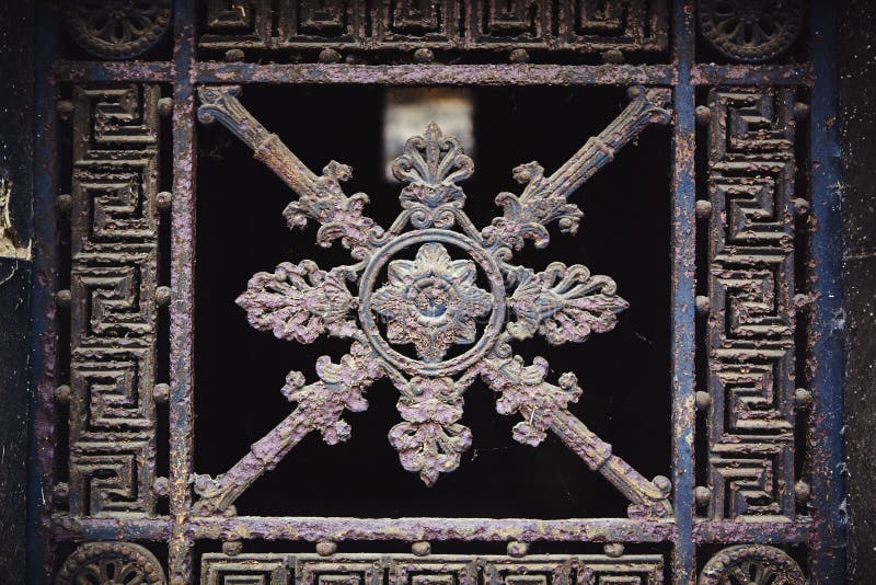 Cast iron symbolic pattern stock image. Image of element - 170199813