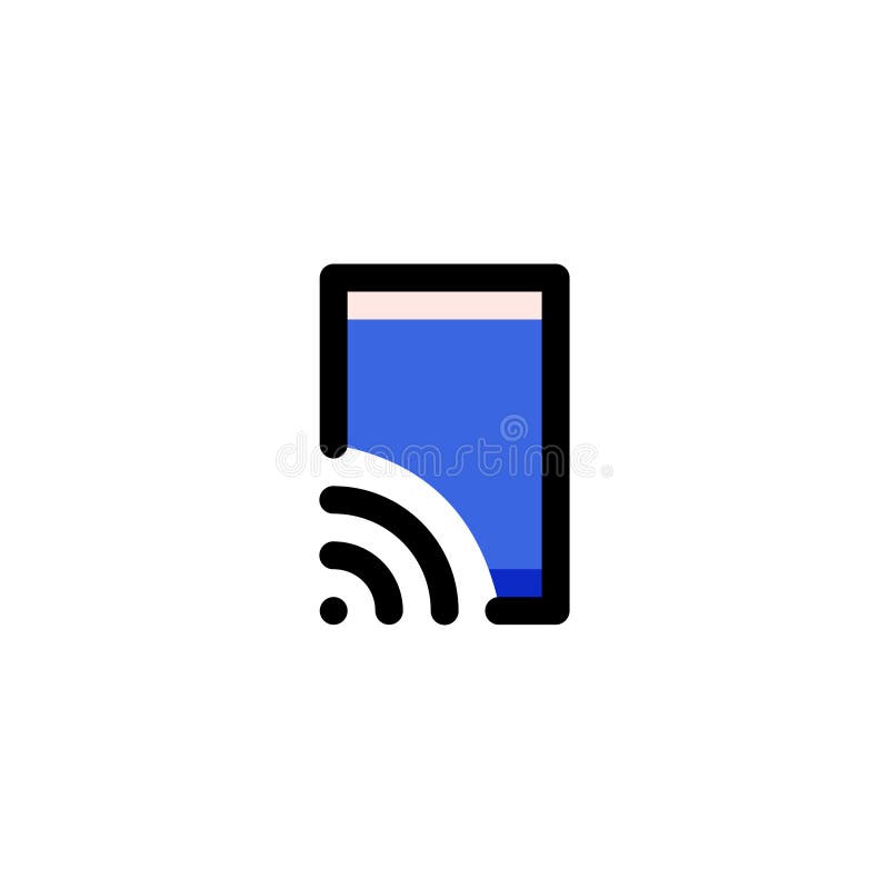 Cast Icon stock vector. Illustration of record, signal - 266548540