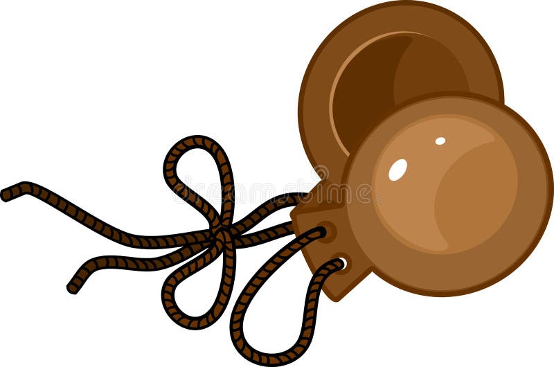 Castañuelas ilustración del vector. Ilustración de sonido - 34521455