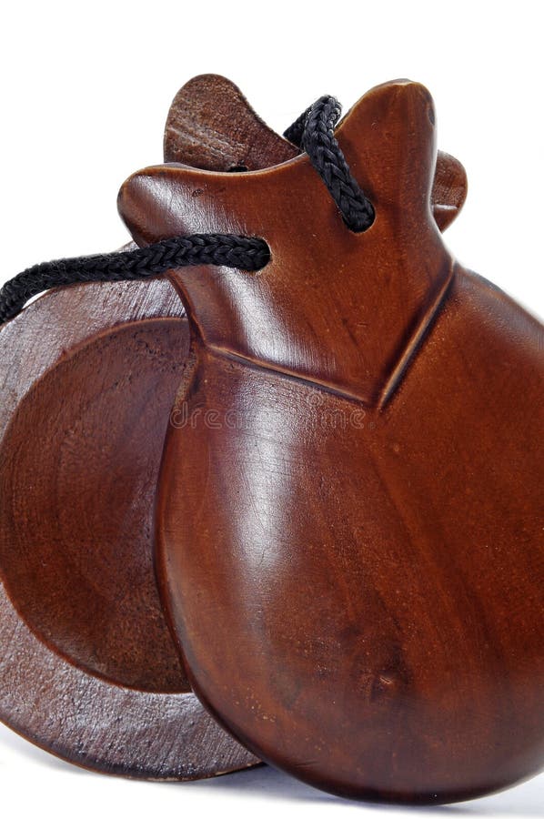 Castanets and Folk Wooden Clapper Stock Photo - Image of spanish ...
