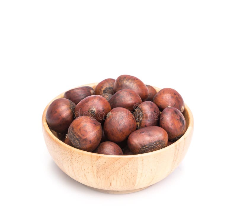 Castanhas Roasted Isoladas No Fundo Branco Foto de Stock - Imagem de ...