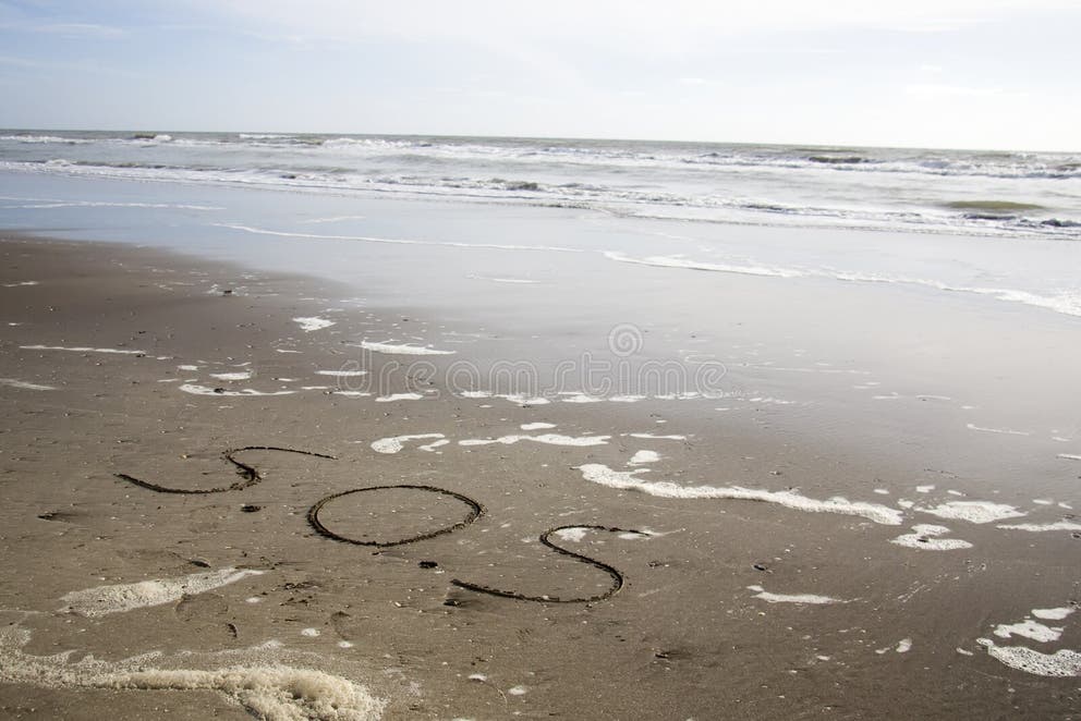 Castaway stock photo. Image of word, rescue, help, scraped - 12871298