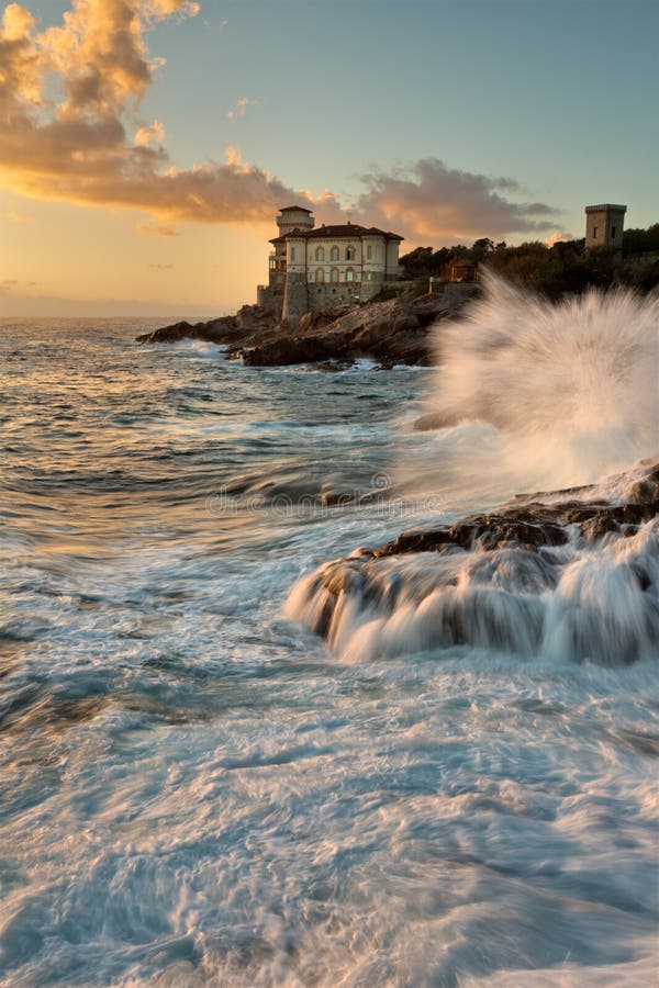Castel Boccale stock photo. Image of winter, italian - 34259060