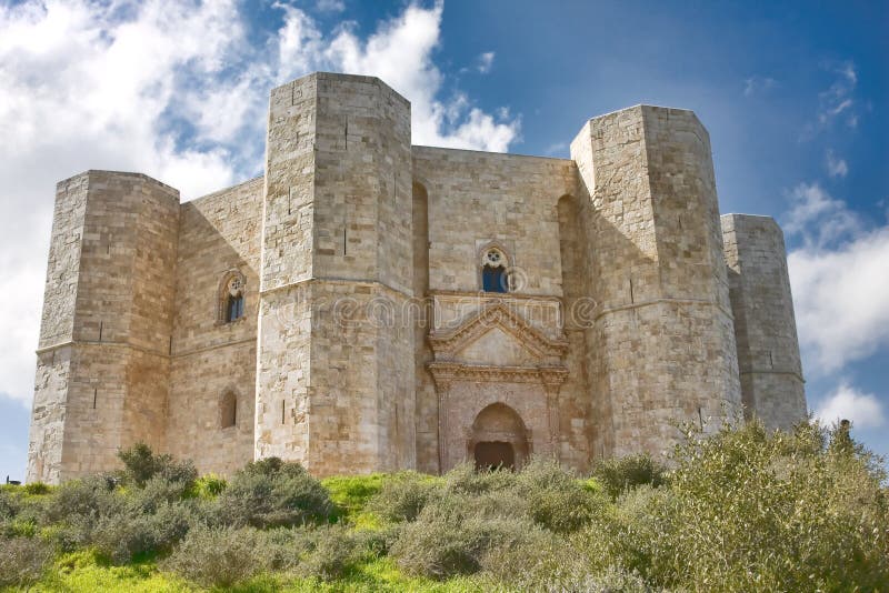 Castel Del Monte Abruzzo, Italy. Stock Photo - Image of medieval, gran ...